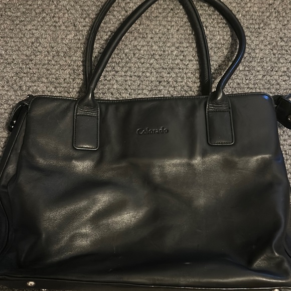 Colorado | Bags | Colorado Laptop Bag Black Leather | Poshmark